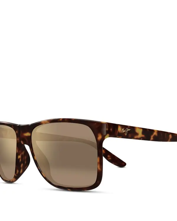 Maui Jim Pailolo Rectangular Sunglasses - Tortoise
