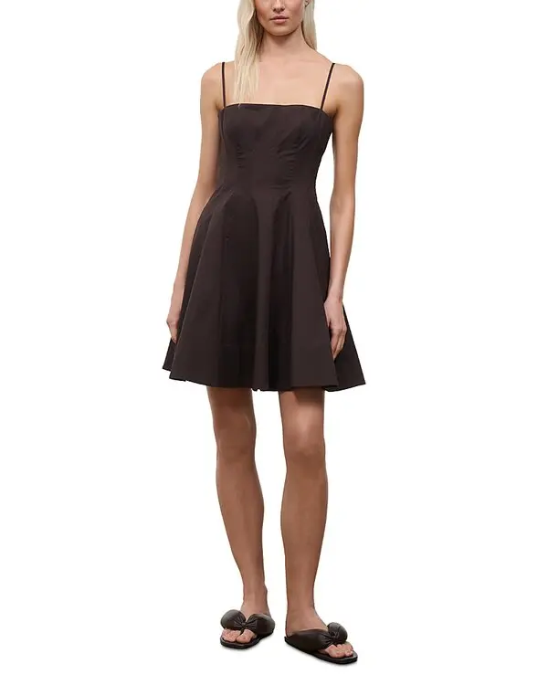 Staud Wylie Mini Dress - Earth