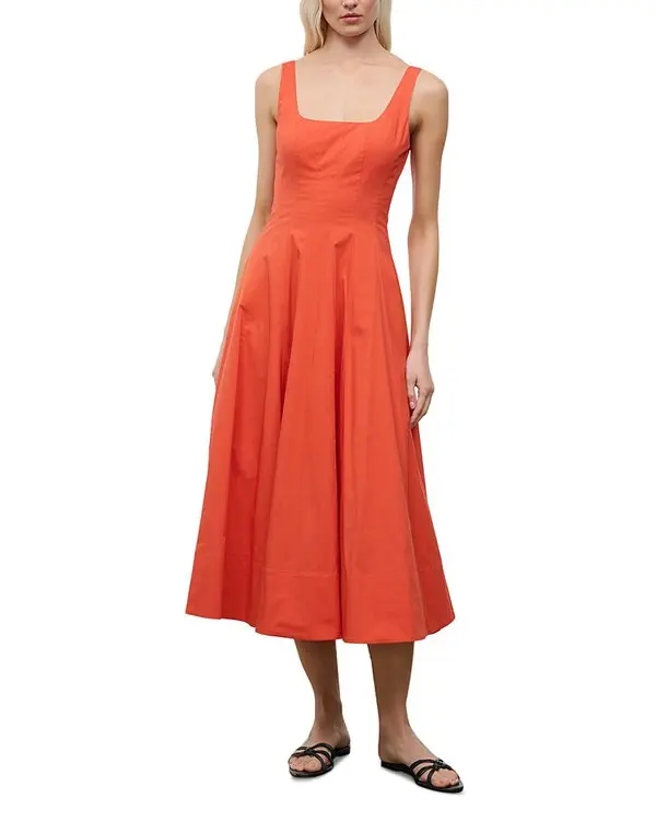 Staud Wells Midi Dress - Koi