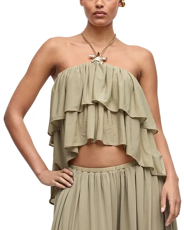 Ronny Kobo Starla Ruffled Top