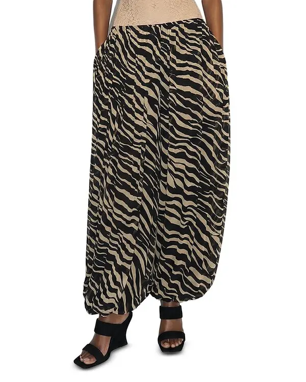 Ronny Kobo Renier Print Viscose Pants