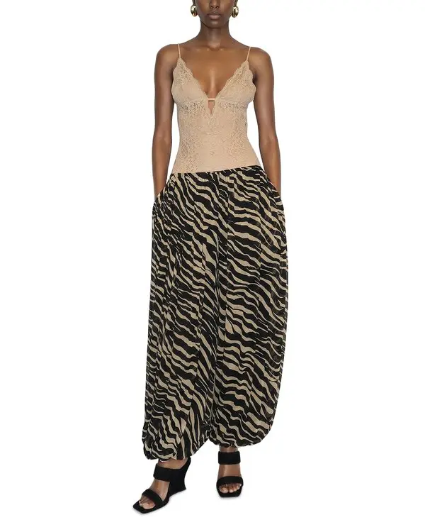 Ronny Kobo Renier Print Viscose Pants