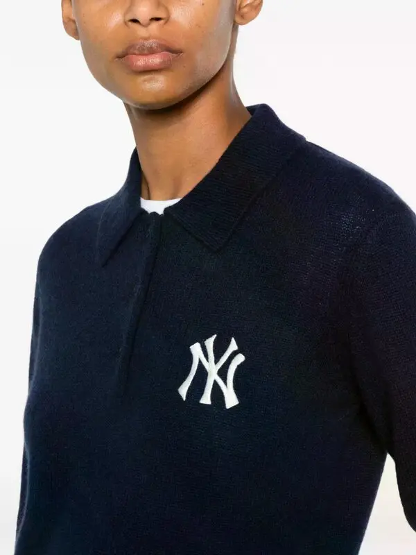 SPORTY & RICH Heritage Yankees Embroidered Sweater