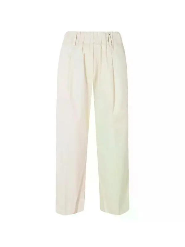 MYTHS Elasticated Waist Straight Leg Trousers