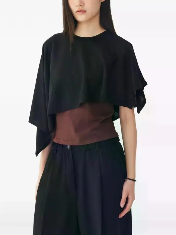 STUDIO TOMBOY Asymmetric Hem Cape