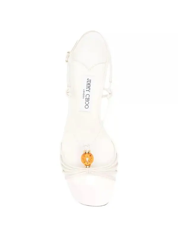 JIMMY CHOO Lova Bead-embellished Sandals