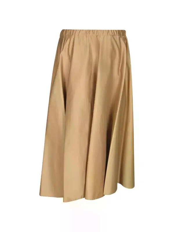 BLANCA VITA Elasticated Waistband Long Skirt