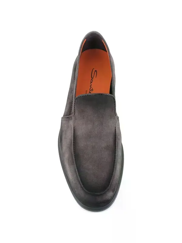 Santoni Suede Loafers