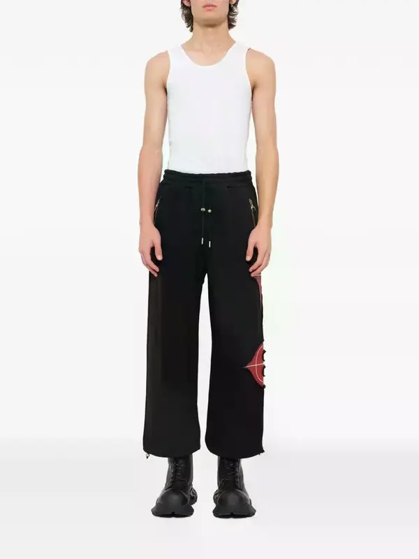 THUG CLUB New Rock Graphic-print Track Pants