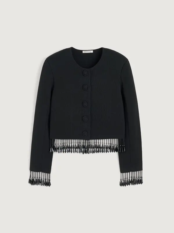 BY MALENE BIRGER Shelly Embellished Cardigan - Black
