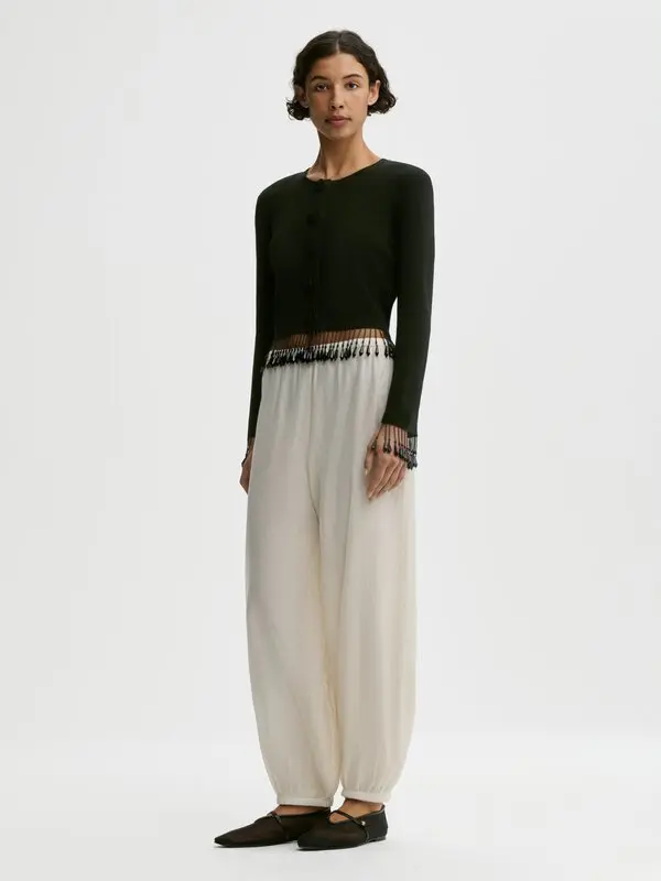 BY MALENE BIRGER Shelly Embellished Cardigan - Black