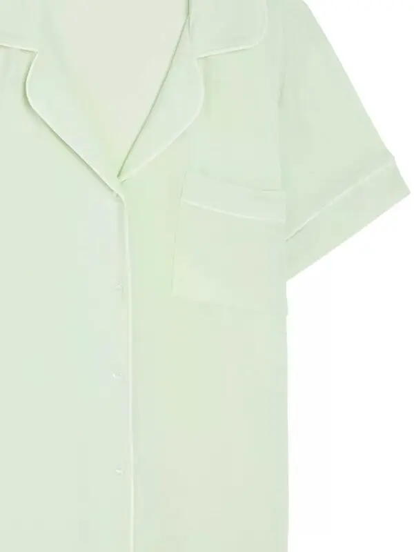 Eberjey Piped Short-sleeve Pajamas Set
