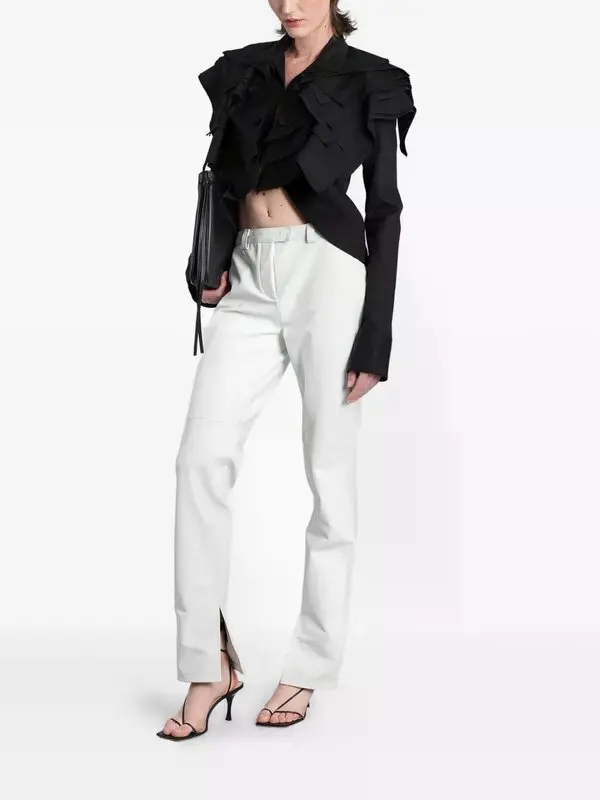 ANGELICA MONTINI Jasmin Cropped Jacket - Black