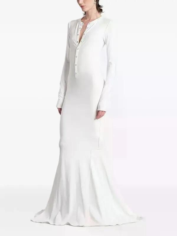 ANGELICA MONTINI Ludovica Button-up Maxi Dress