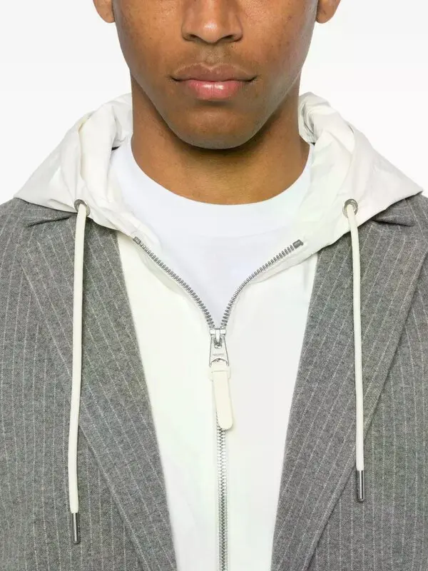 Mackage Pinstripe-pattern Hooded Blazer