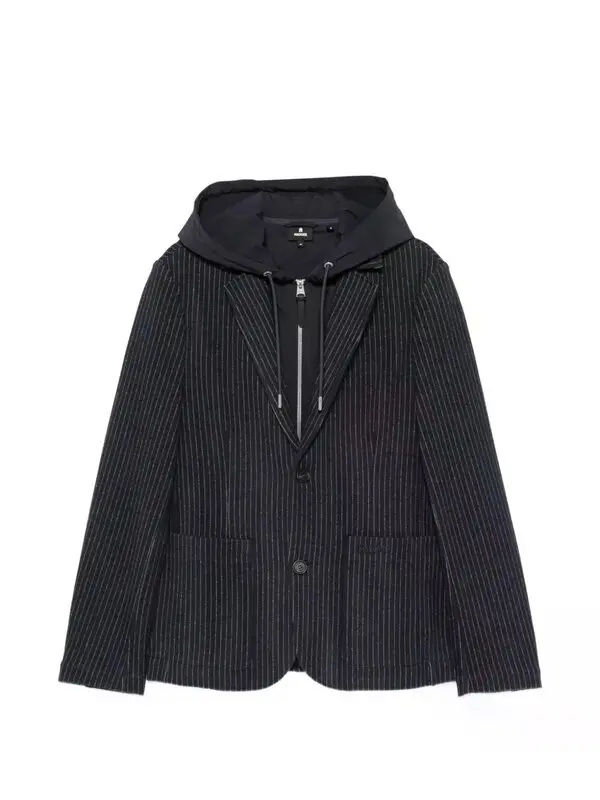 Mackage Pinstriped Hooded Blazer