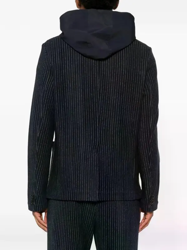 Mackage Pinstriped Hooded Blazer