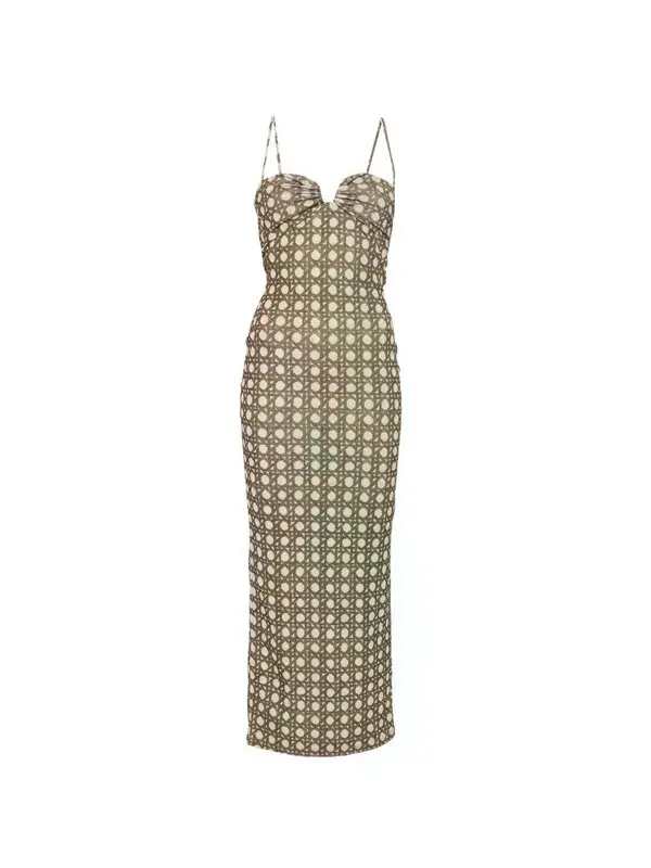 Nanushka Draped Maxi Dress