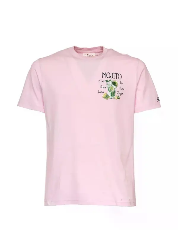 MC2 SAINT BARTH Portofino Graphic-print T-shirt - Pink