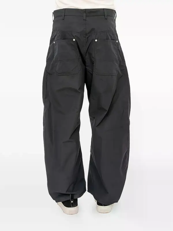 Comme Des Garçons Rivet Embellished Wide-leg Trousers