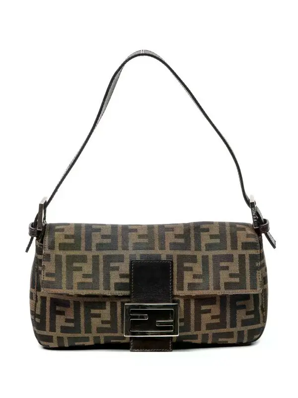 Fendi Zucca Baguette Shoulder Bag