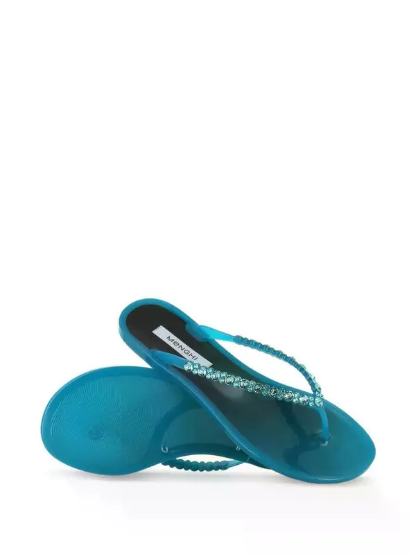 Menghi Embellished Flip Flops