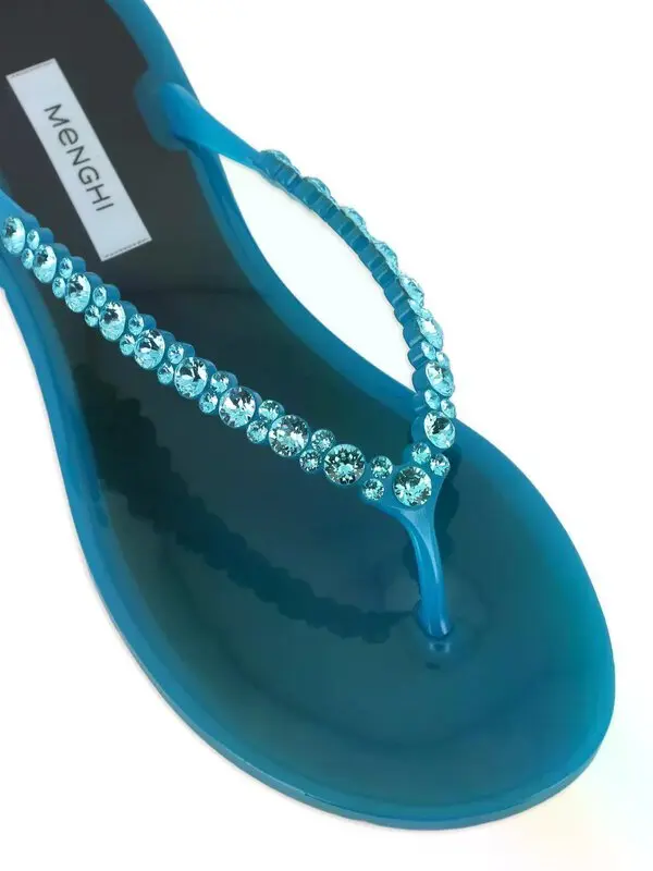 Menghi Embellished Flip Flops