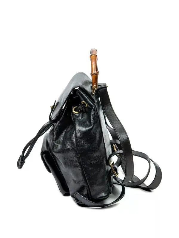 Gucci Mini Bamboo Handle Backpack