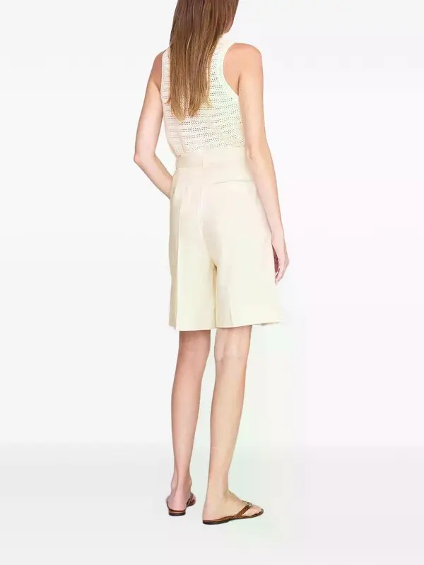 ANINE BING Arie Crochet Knit Tank Top - Neutrals