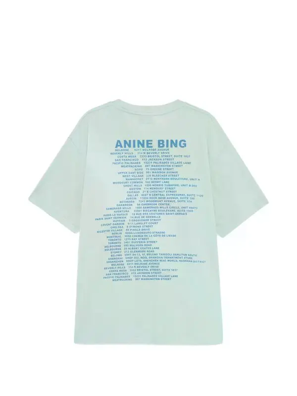 ANINE BING Cade Logo Print T-shirt