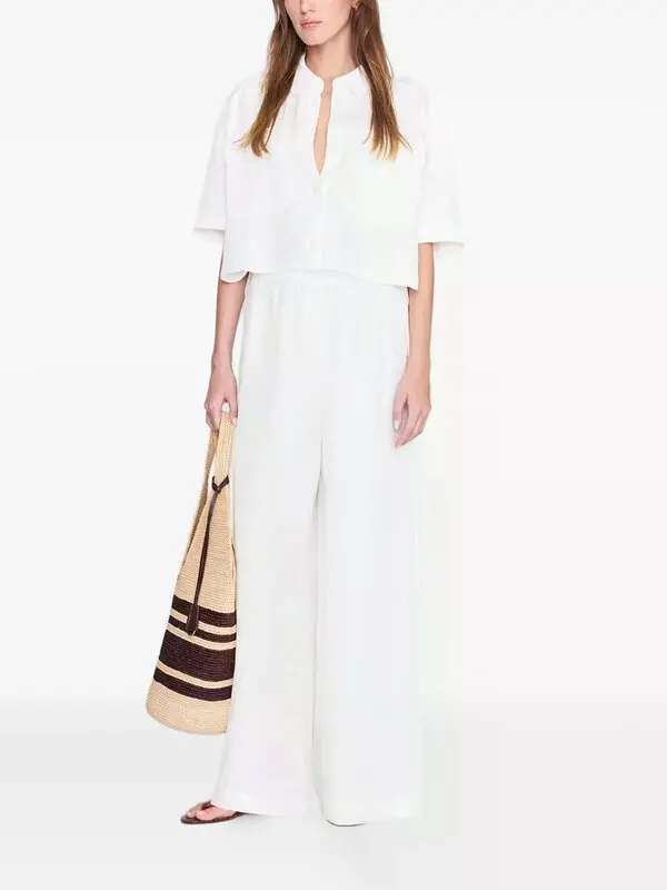 ANINE BING Edith Cropped Shirt