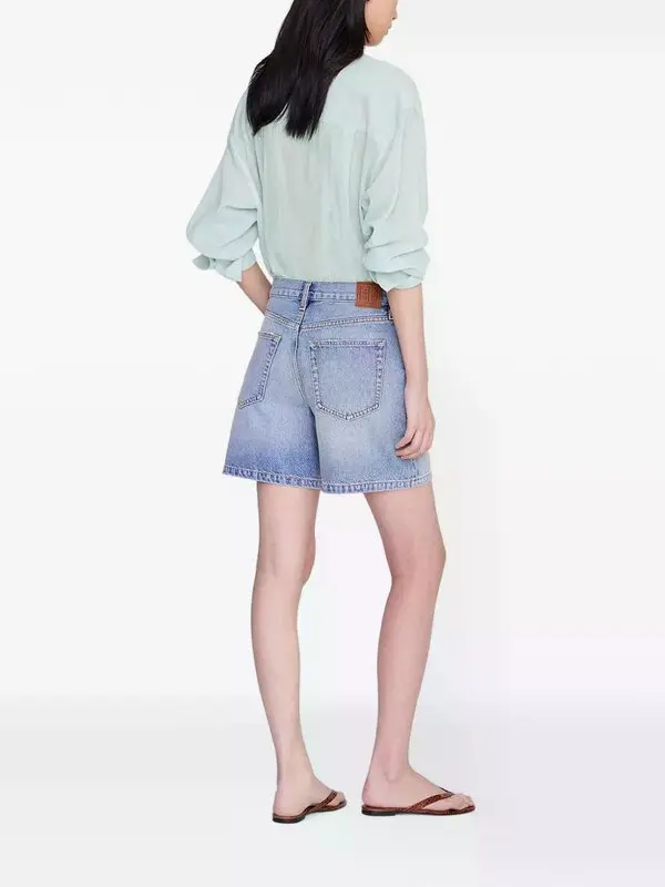 ANINE BING Delaney Denim Mini Shorts - Blue