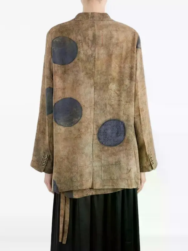 UMA WANG Polka Dot Wrap Jacket