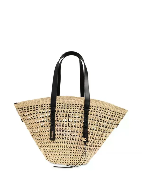 Loewe Large Braid Shoulder Bag - Neutrals