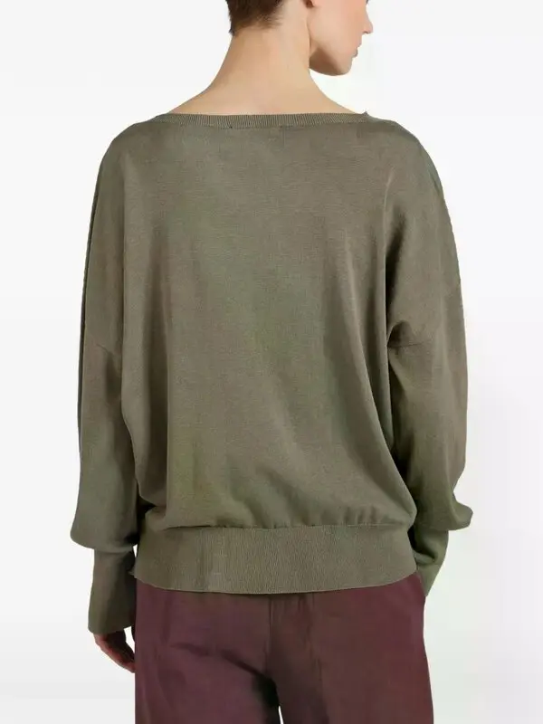 SLOWEAR Boat Neck Sweater