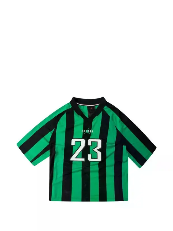 JORDAN Brooklyn Terrace Striped T-shirt - Green