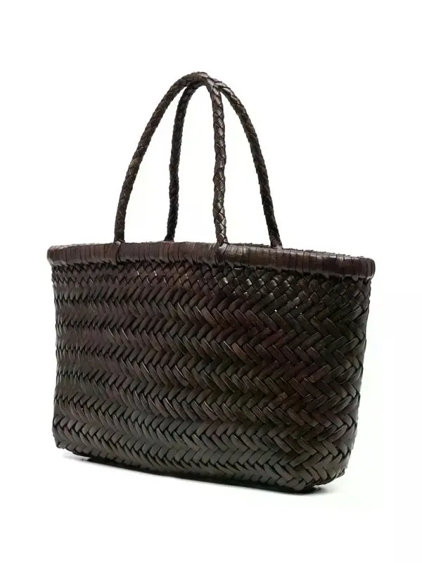 Dragon Diffusion Woven Leather Tote Bag