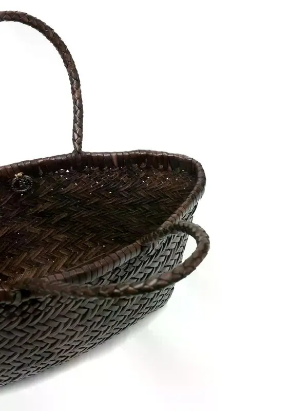 Dragon Diffusion Woven Leather Tote Bag