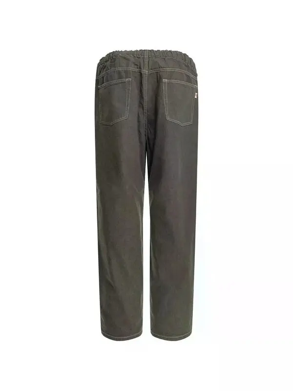 DANTON Belted Contrast-stitch Jeans