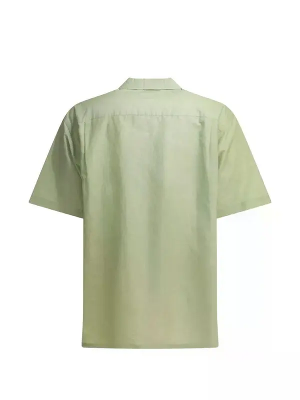 DANTON Logo-patch Short-sleeve Shirt - Green