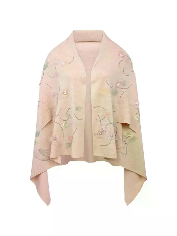 Bernadette Shirene Floral Embellished Shawl
