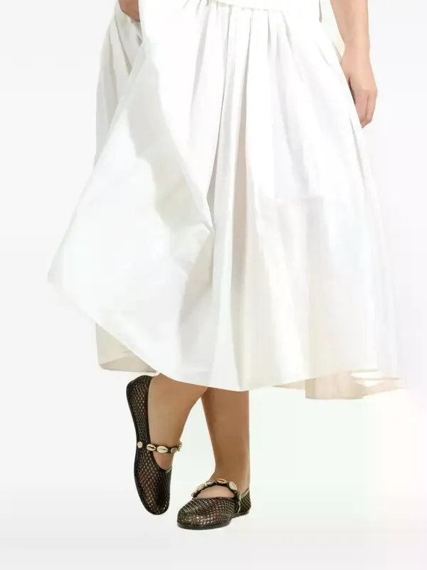 ANCIENT GREEK SANDALS Iro Shell-embellished Ballet Flats