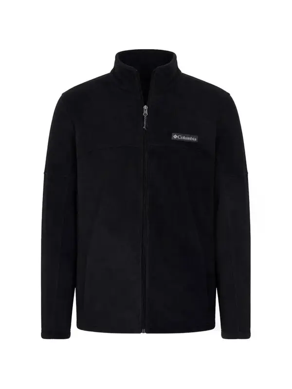 Columbia Basin Trail Logo-patch Full-zip Fleece Jacket - Black