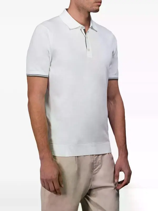 MOORER Adolfo Polo Shirt - White