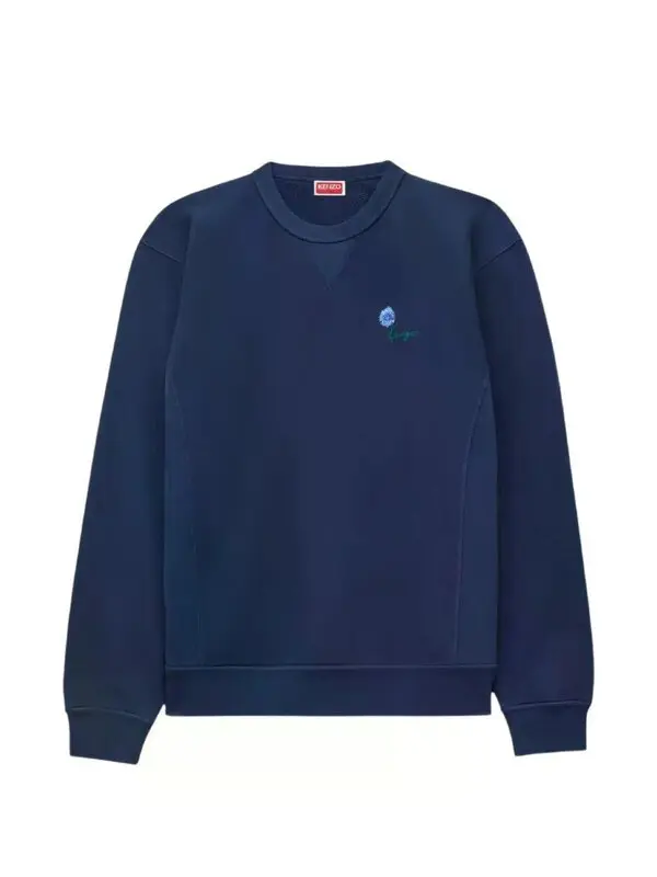 Kenzo Embroidered Tulip Sweatshirt - Blue
