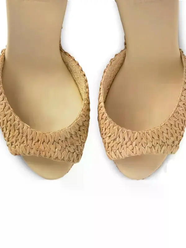 CastaÑer Blanca Braided Raffia Sandals