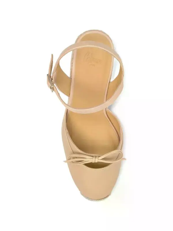 CastaÑer Cyra Bow Detail Wedge Espadrilles