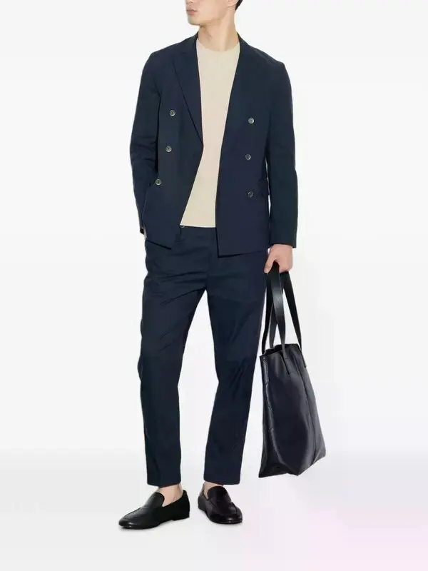 PAOLO PECORA Textured-knit Short-sleeve T-shirt