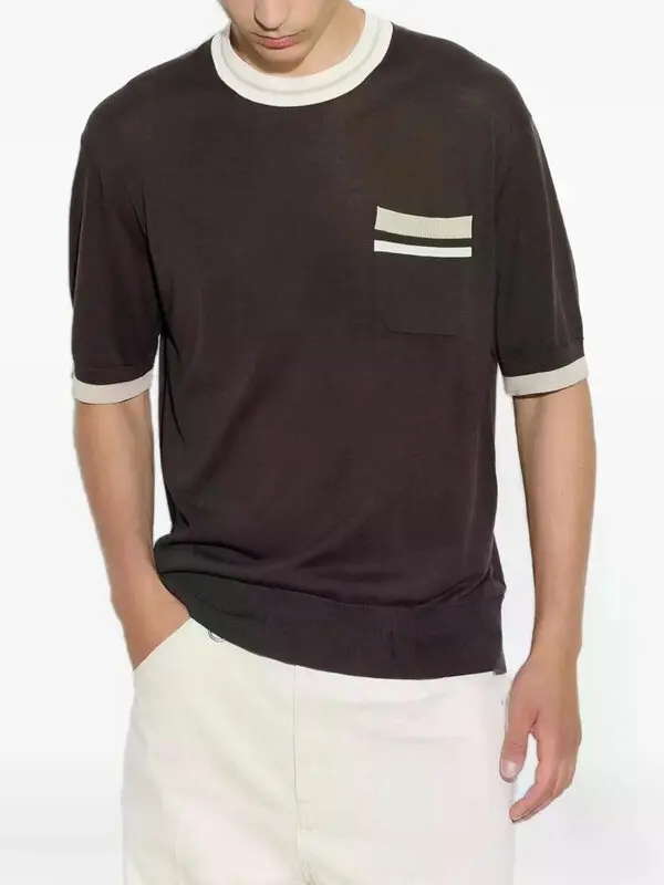 PAOLO PECORA Short-sleeve Crew Neck Sweater