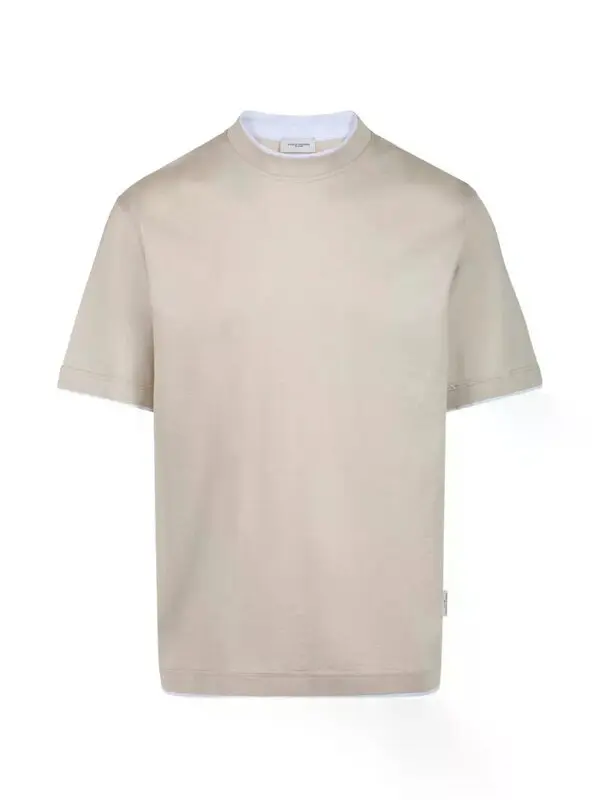 PAOLO PECORA Double-layer Loose-fit T-shirt
